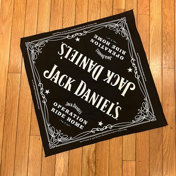 Accessories | New Jack Daniels Operation Ride Home Black Bandana | Poshmark